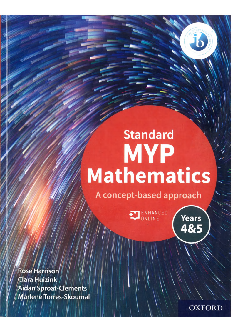 Standard Myp Mathematics pdf Scan Books